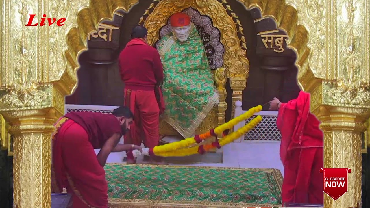 Shirdi Sai Baba Live darshan Today - YouTube