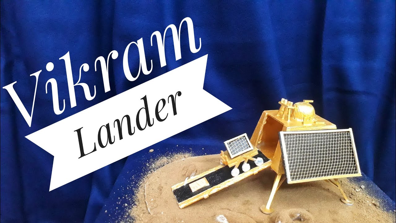 How to make ISRO Chandrayan 3 Vikram Lander 2023 - YouTube