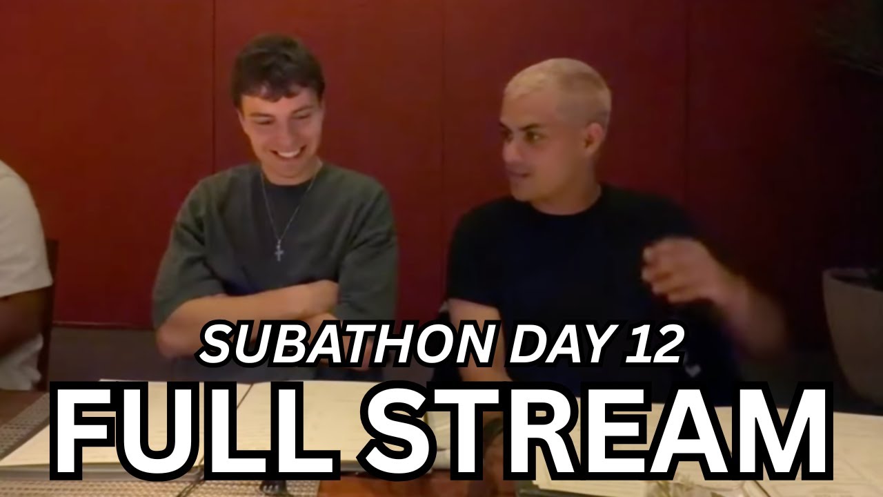 12 OCT - FAZE SUBATHON 2 DAY 12: Hitting 70K Subs, Dinner W/ Clix ...
