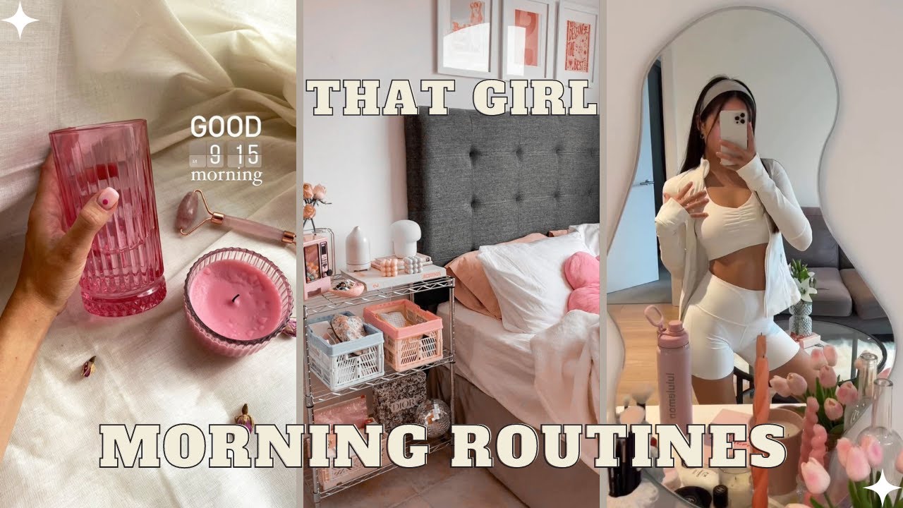 AESTHETIC THAT GIRL MORNING ROUTINES💖||TIKTOK COMPILATION - YouTube