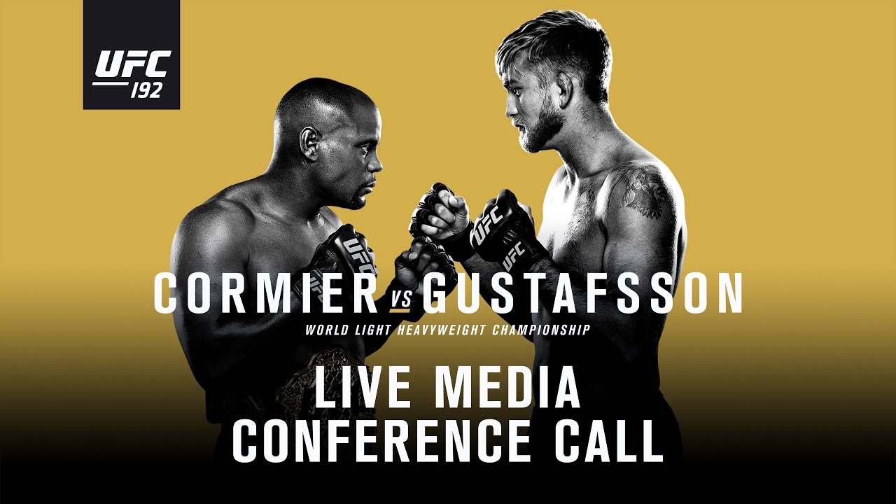 UFC 192: Cormier vs. Gustafsson Media Conference Call - YouTube