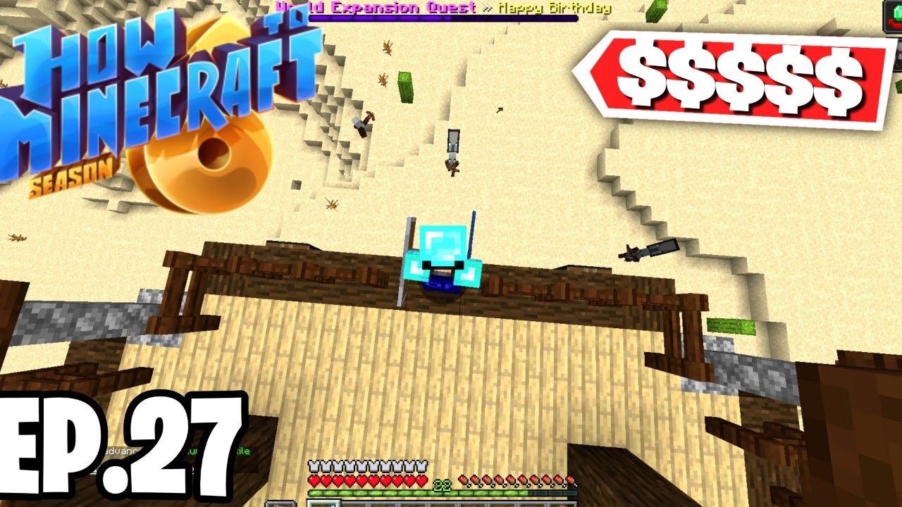 GETTING $$$$! |H6M| Ep.27 How To Minecraft Season 6 (SMP) - YouTube