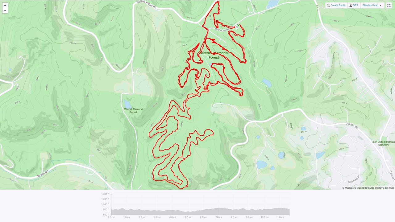 Mtb Trail Mitchell Memorial Forest A loop CW Cincinnati, Ohio. - YouTube