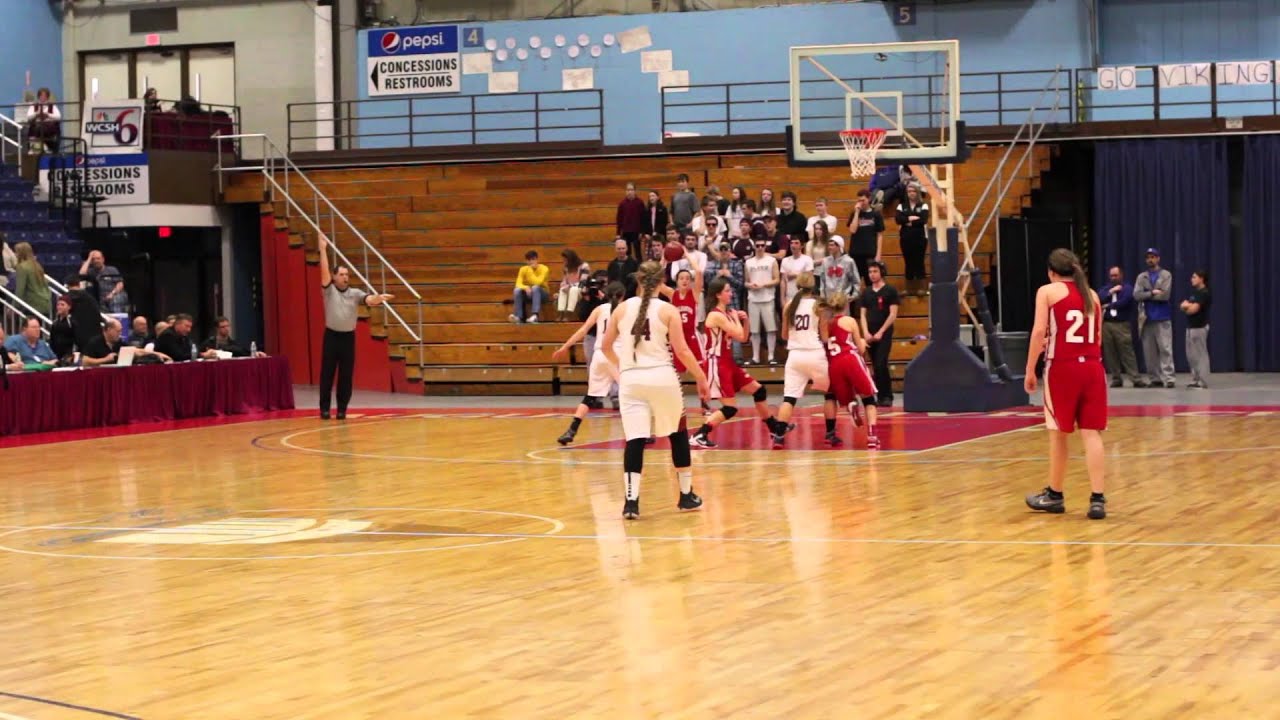 Vinalhaven and Richmond girls basketball - YouTube