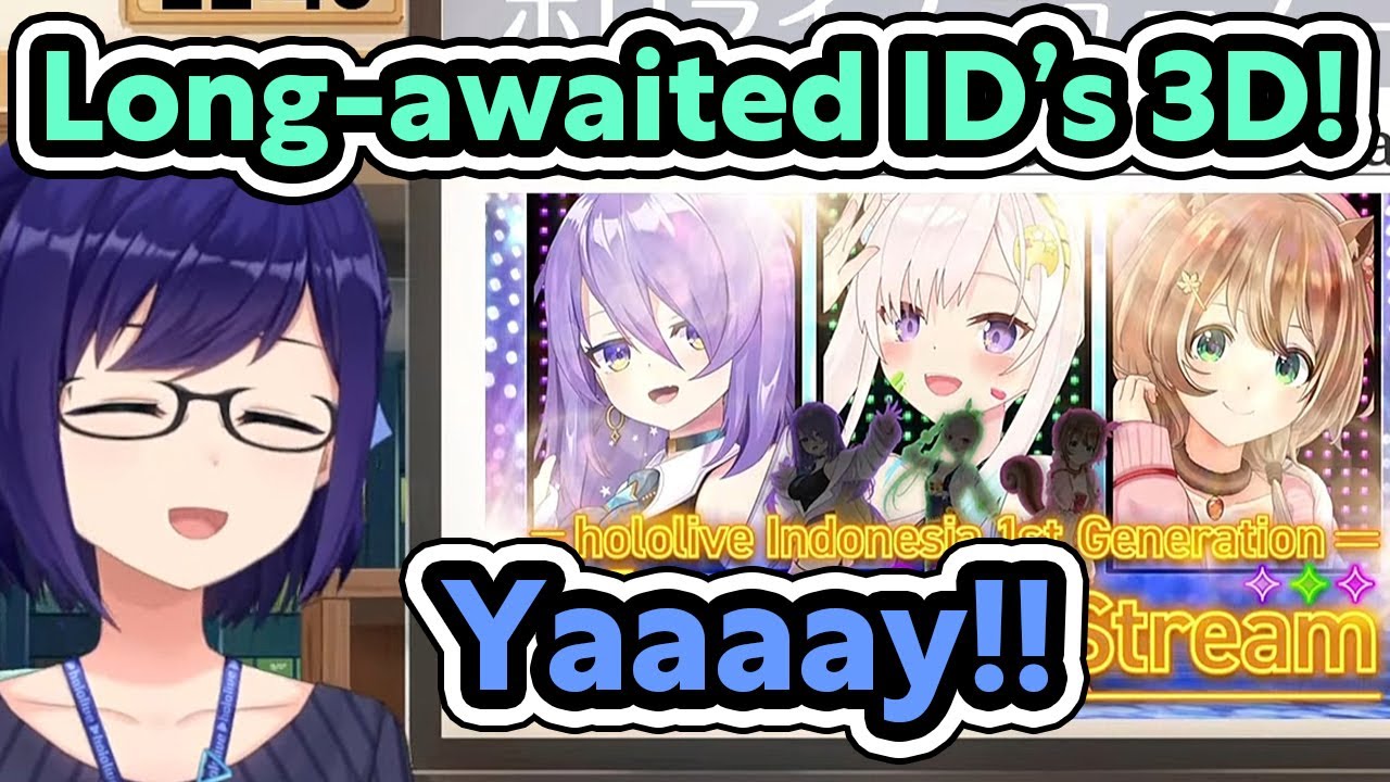 Achan shares her feelings of joy about ID's 3D Showcase【Hololive Clip ...
