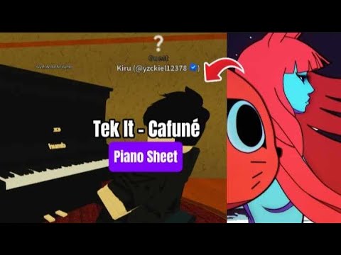 Cafuné - Tek It | Roblox Piano🎹【 sheets in desc 】 - YouTube