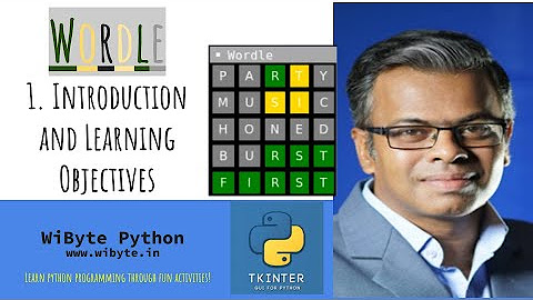 Wordle with Tkinter - YouTube