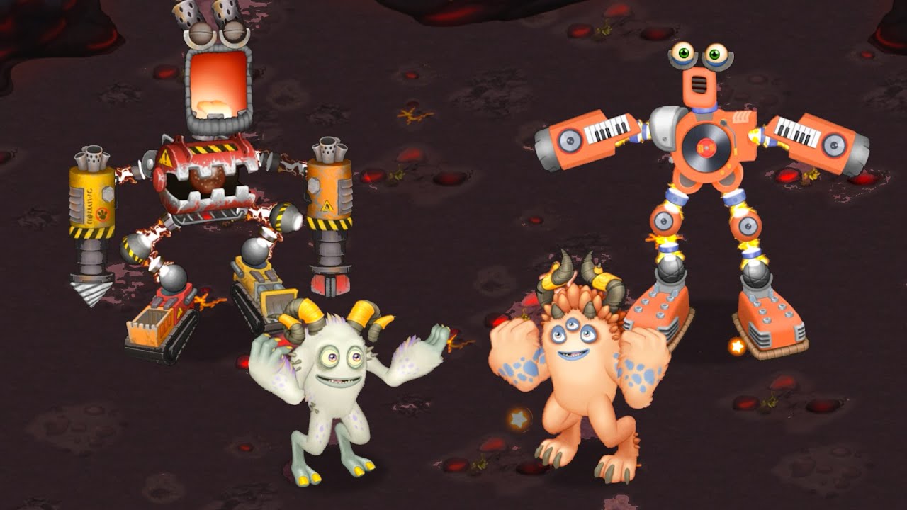 Tawkerr, Stoowarb and Wubbox on Earth Island | My Singing Monsters ...