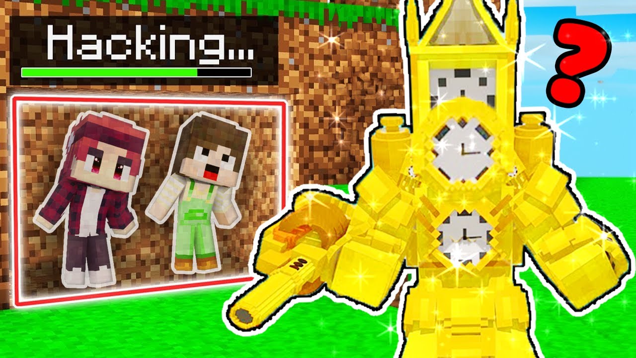 Thử Thách TRỐN TÌM CLOCK MAN Trong Minecraft - YouTube