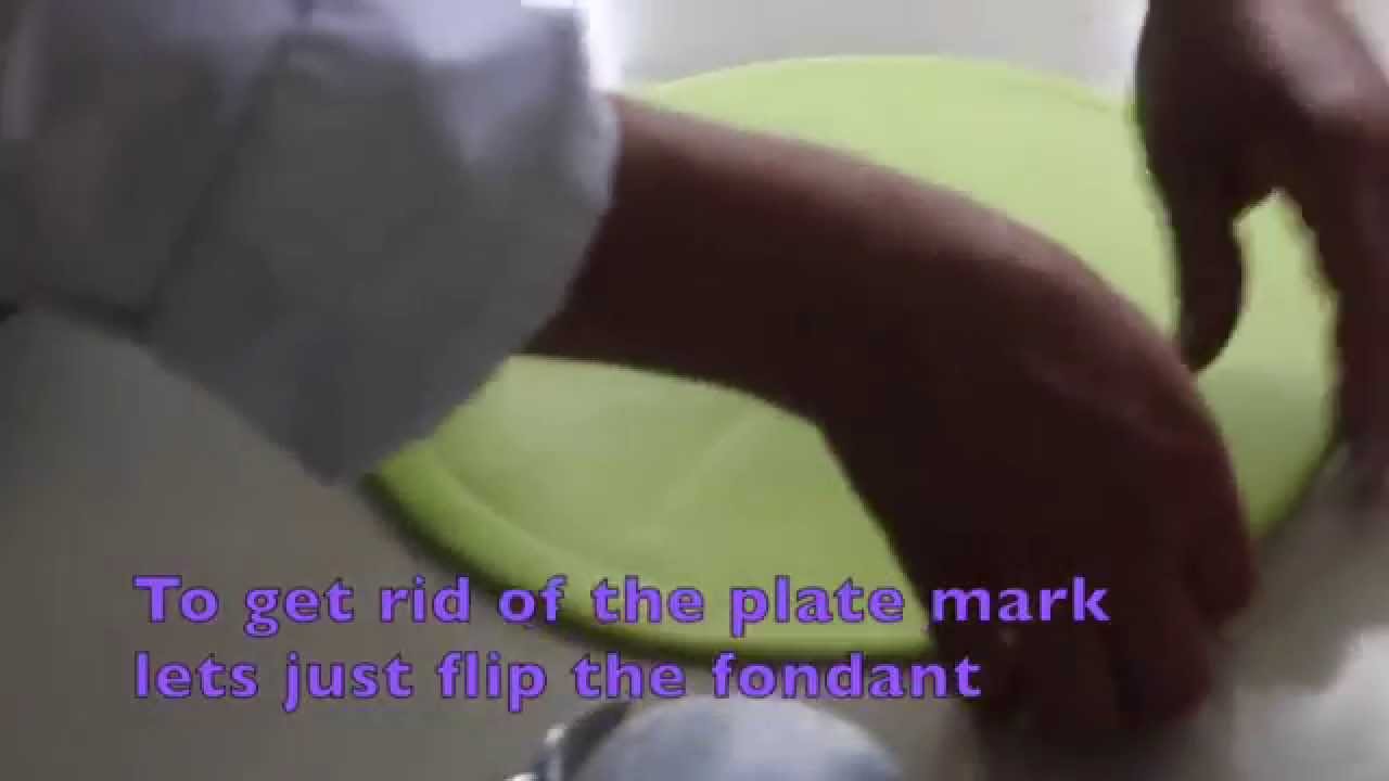 Creating grass for a fondant cake - YouTube