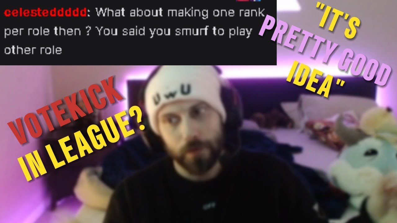 Riot August - Votekick in league / One rank per role? - YouTube