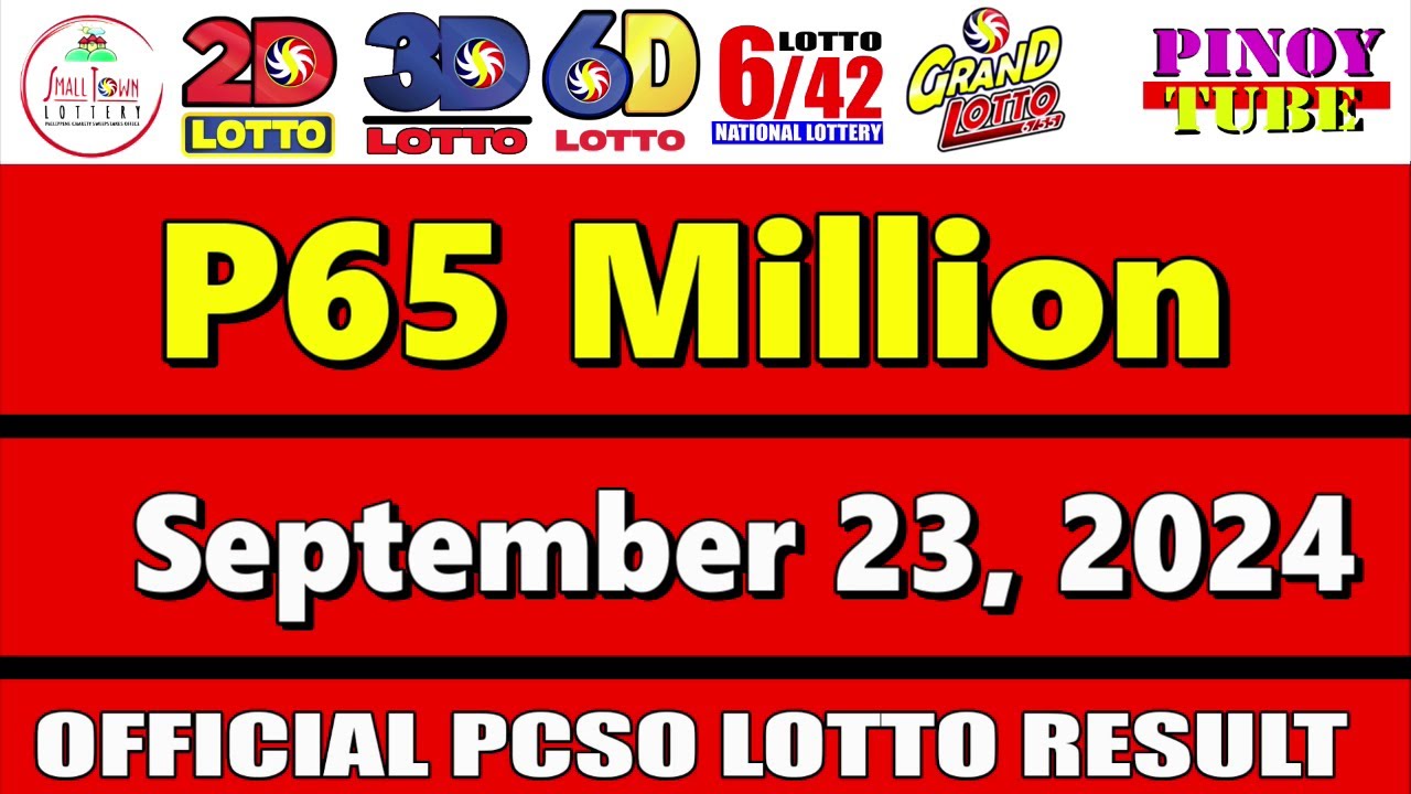 Lotto Result Today 9pm September 23 2024 6/55 6/45 4D Swertres Ez2 PCSO ...