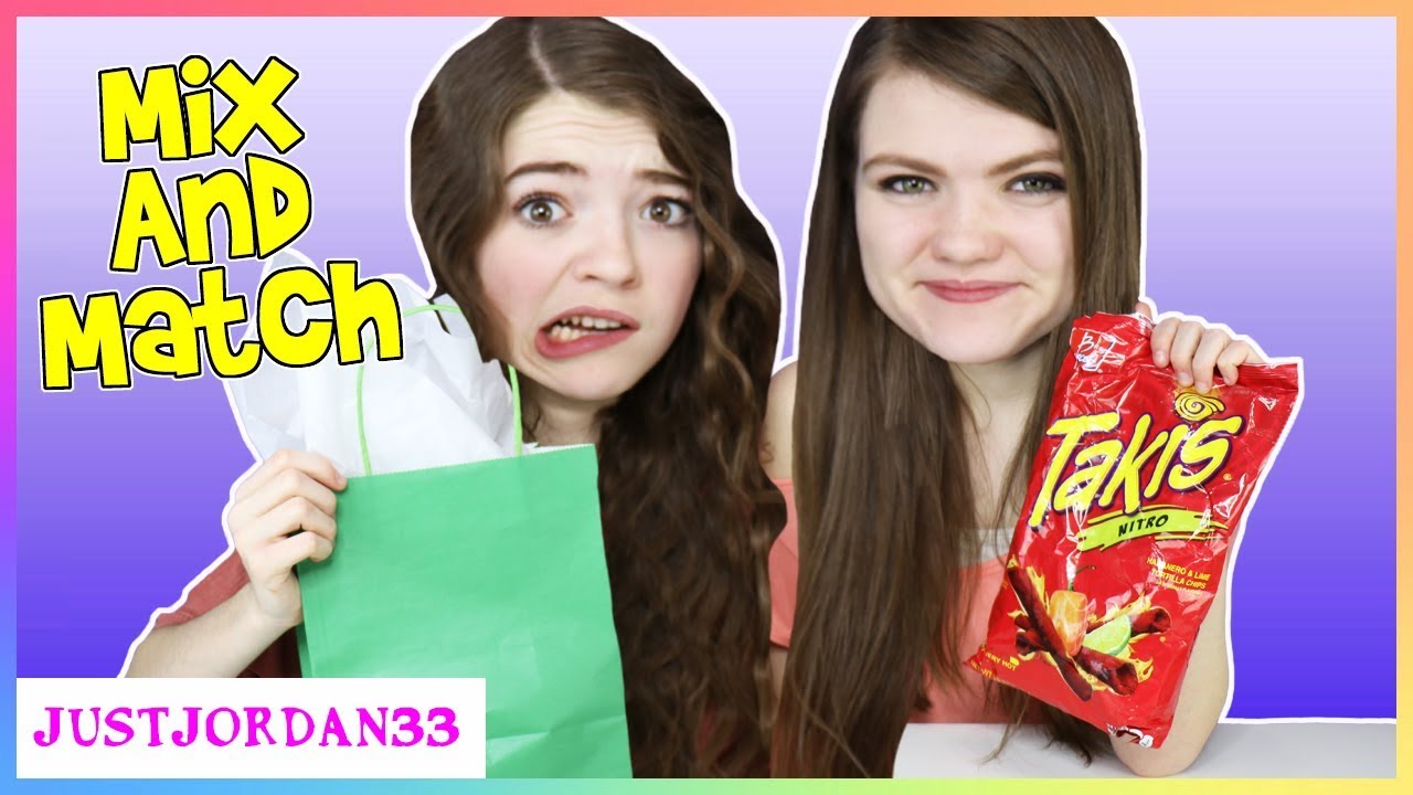 Mix And Match Weird Food Combination Challenge Justjordan33 Youtube