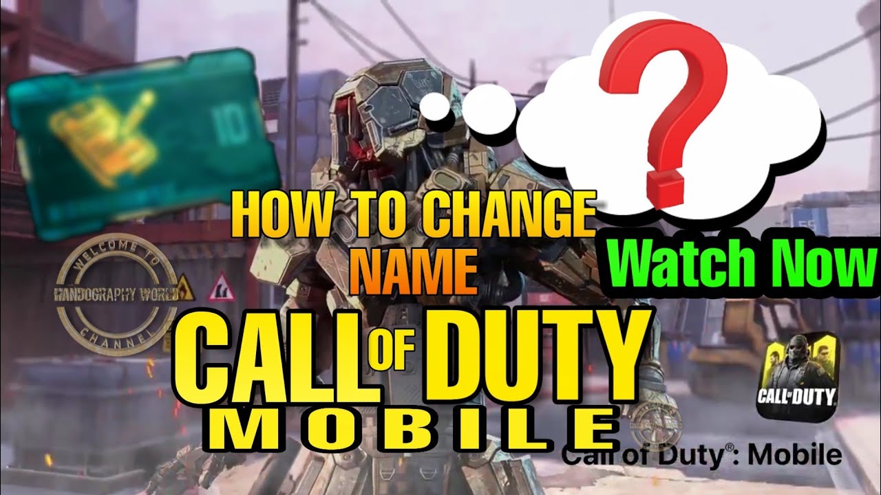 HOW TO CHANGE YOUR NAME IN CALL OF DUTY MOBILE 2020 | HOW TO CHANGE ...