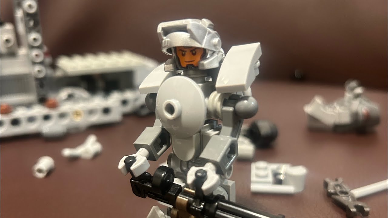 Lego power armor tutorial! - YouTube