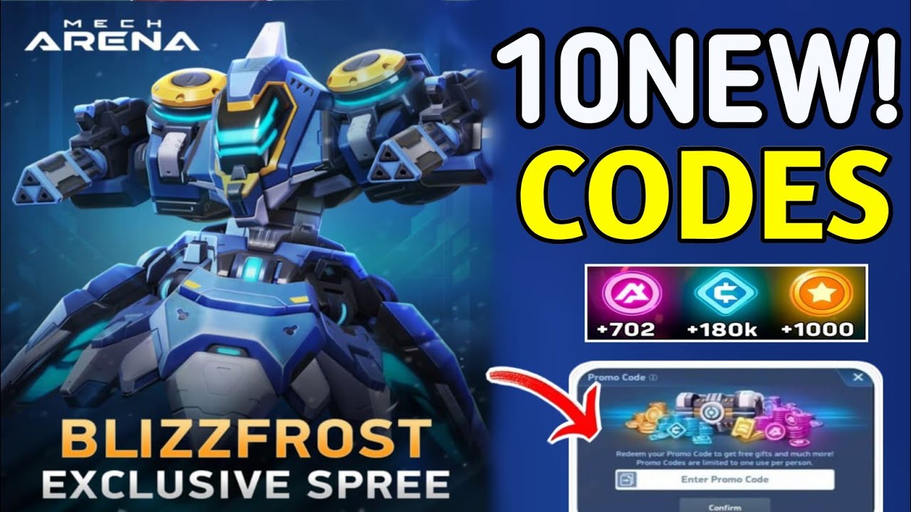 ⚠️ EXCLUSIVE ⚠️ MECH ARENA PROMO CODES 2025 - MECH ARENA CODES 2025 ...