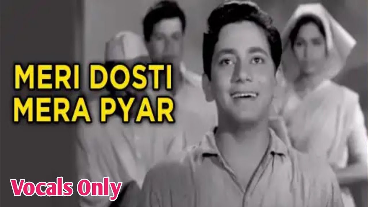 Koi Jab Raah Na Paye | Without Music | Vocals Only | Md. Rafi Songs | Old Hindi Songs | Dosti ...