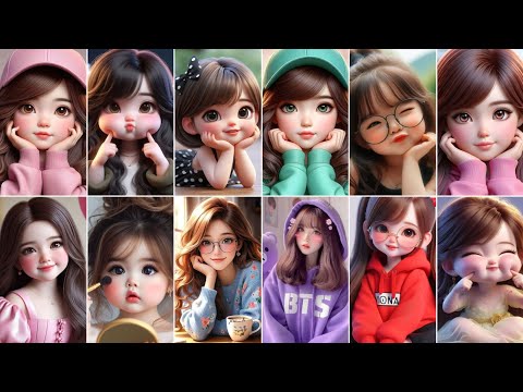 40+ cartoon girl 🦋dp pic | doll dp ❤️images| doll dpz for whatsapp| part-2 whatsapp dp cartoon girl