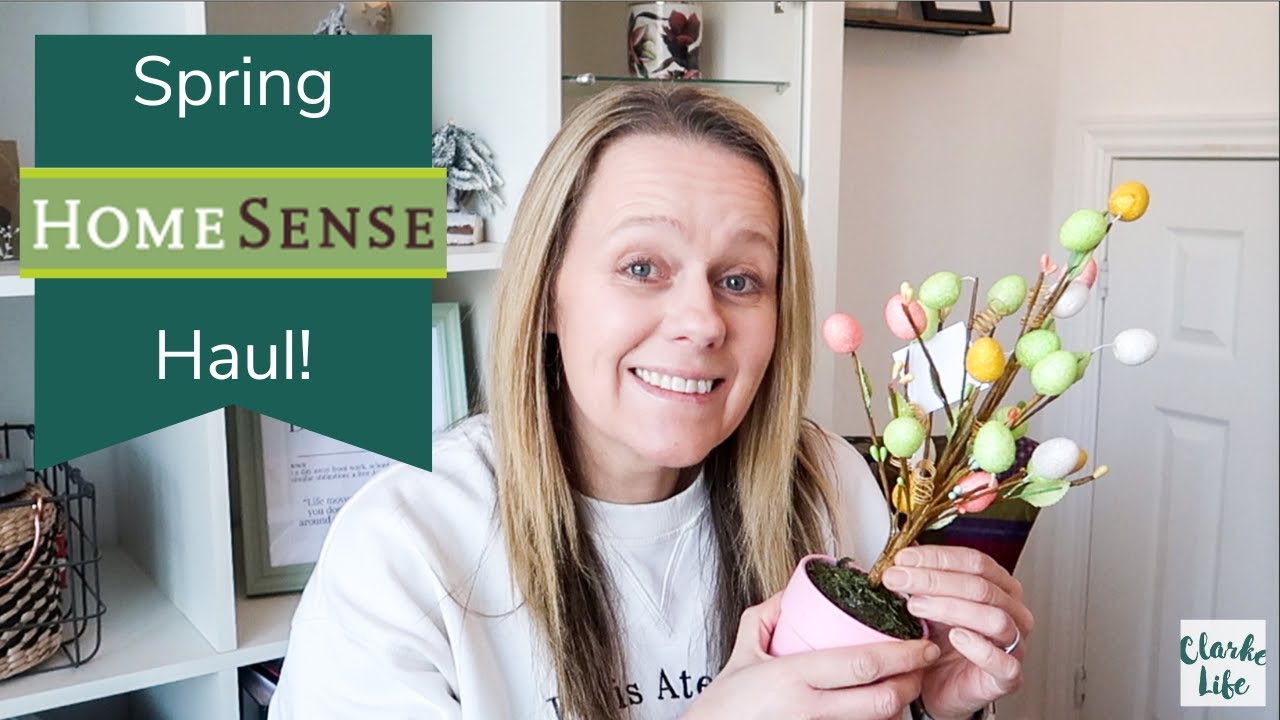 SPRING HOMESENSE HAUL | EASTER DECOR | CLARKE LIFE - YouTube