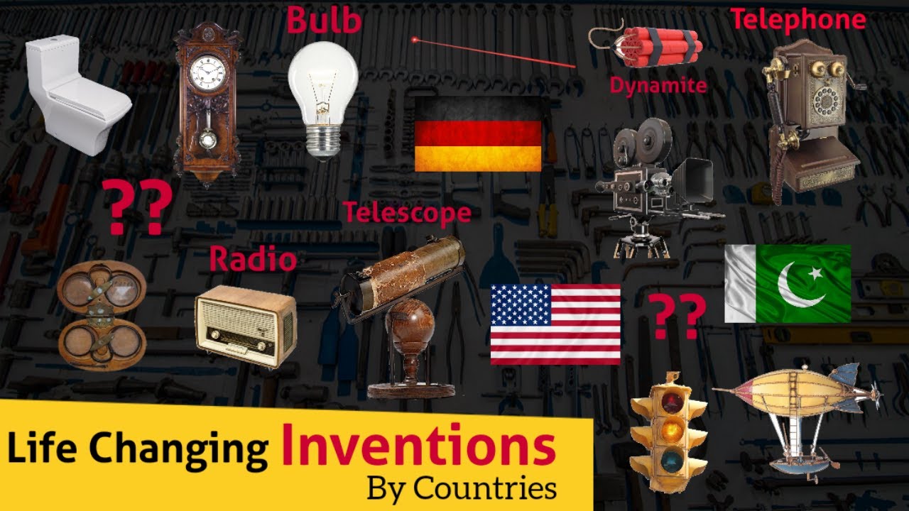 Most useful Inventions by countries | Top Inventions that changed the ...