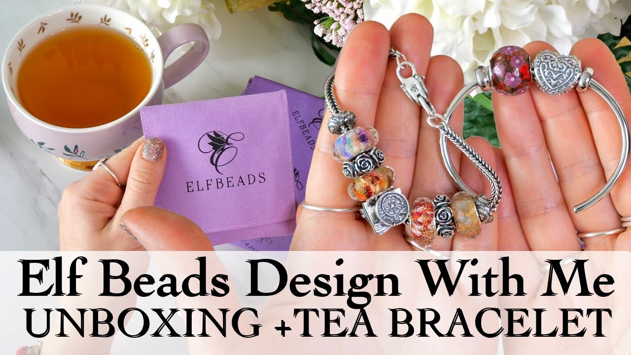 Elf Beads Tea Charm Bracelet Design With Me | Elf Beads Haul and ...