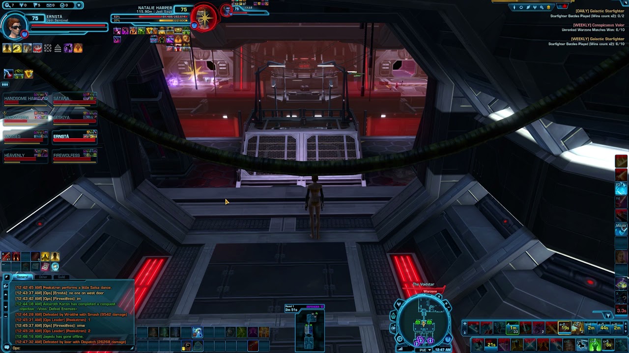 Voidstar Win - Watchman Sentinel - Warzone PvP Gameplay 6.3 SWTOR - YouTube