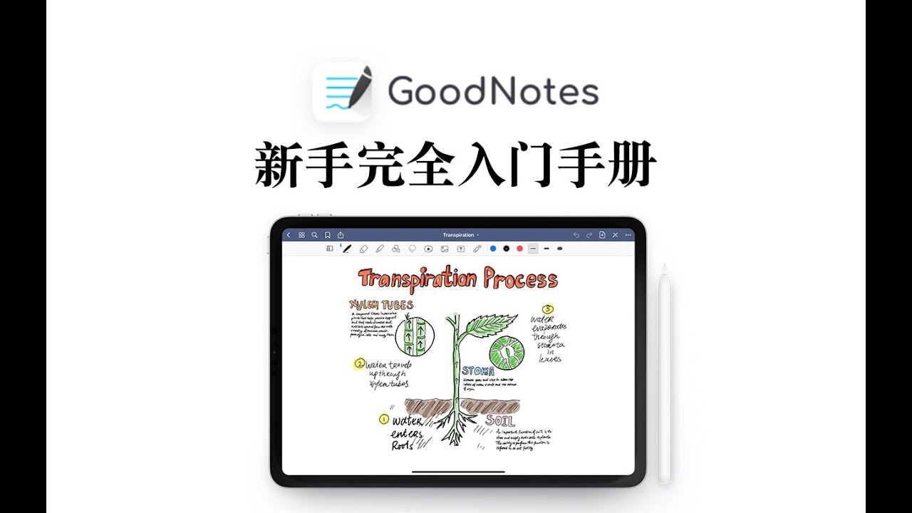 【iPad】goodnotes5 新手入门教程 看这一支视频就够了 包学包会 - YouTube