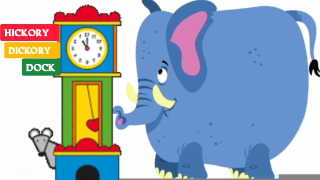Hickory Dickory Dock Nursery Rhymes with Action | Hickory Dickory Dock ...