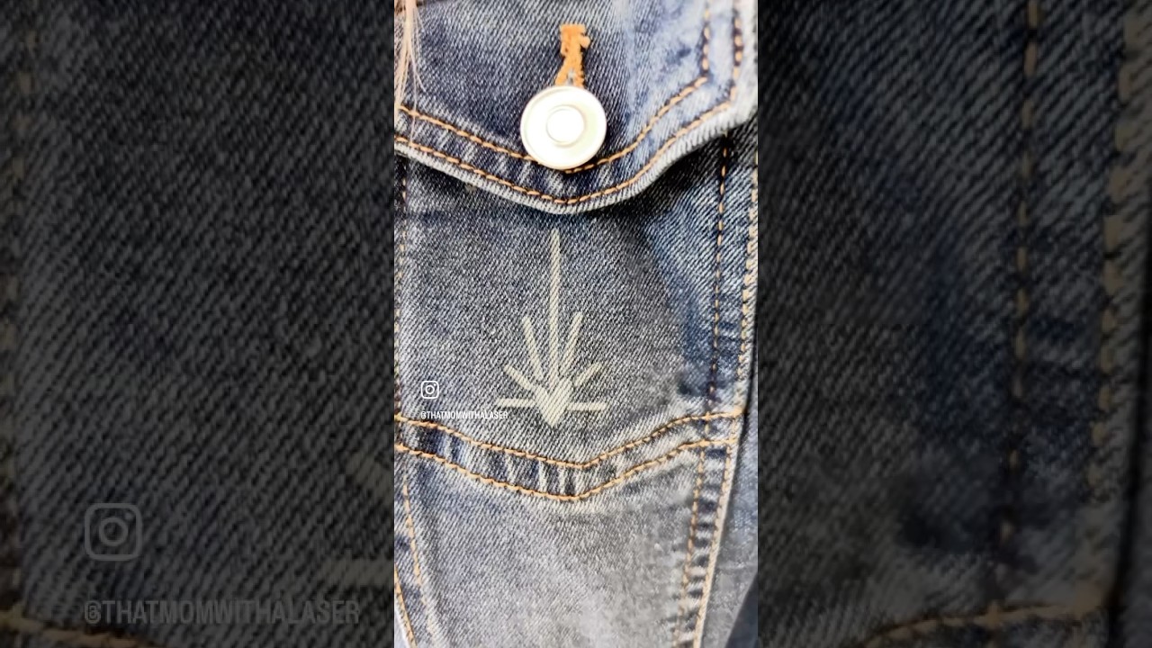 New Laser Engraving Denim video is now up on my channel! Have you seen ...