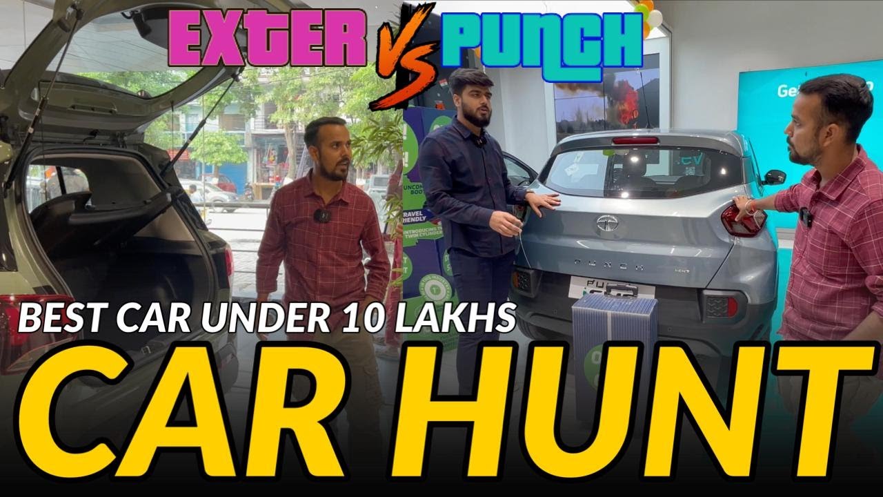 Hyundai EXTER vs Tata Punch - Car Hunt & Comparison 🥊 Best car under 10 ...