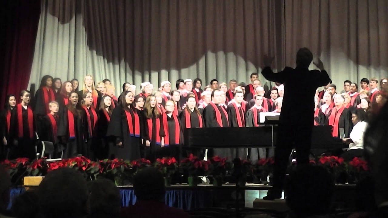 2013 Dec - Hail Mary (spiritual) - Acadia School of Music Chorus - YouTube