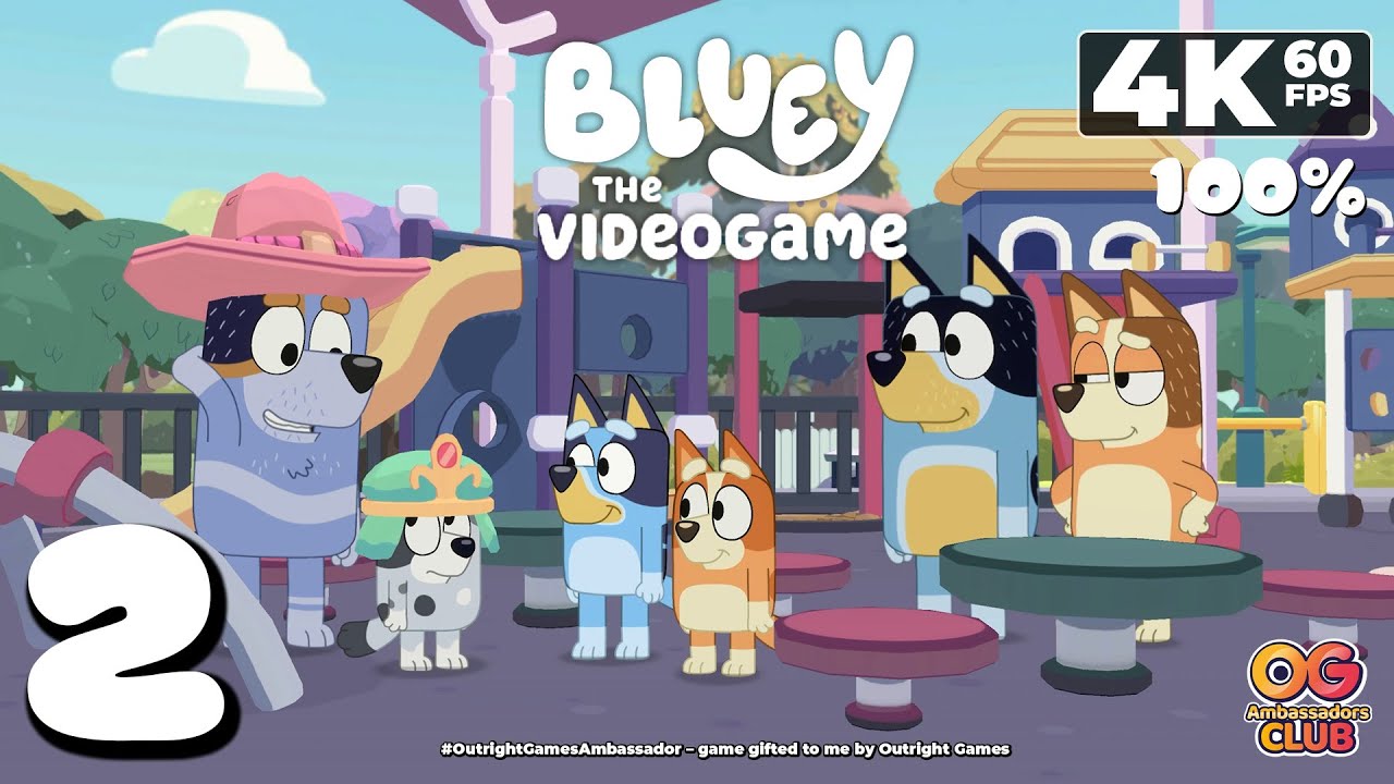 Bluey: The Videogame (PC) - 4K60 Walkthrough (100%) Episode 2 - Rescue ...