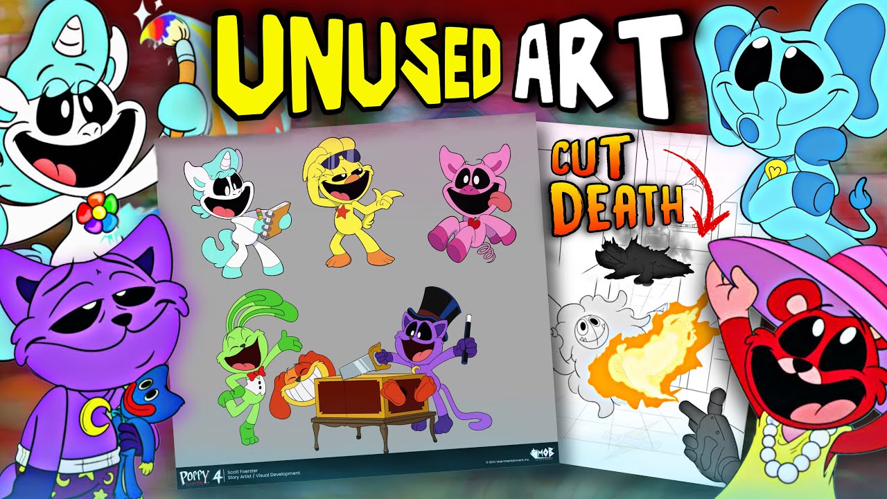 NEW Official Unused Smiling Critters Chapter 4 Art REVEALED + Cut ...