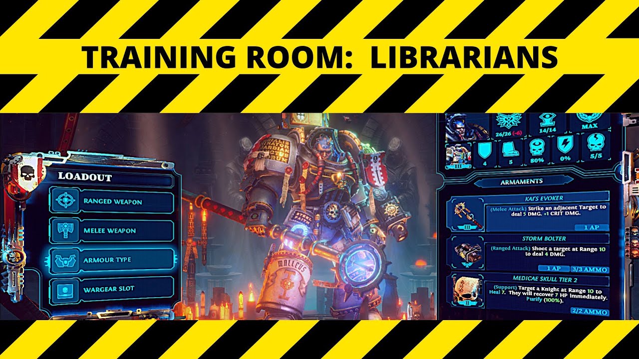 WH40K Chaos Gate: Daemon Hunters - Librarian Guide - YouTube