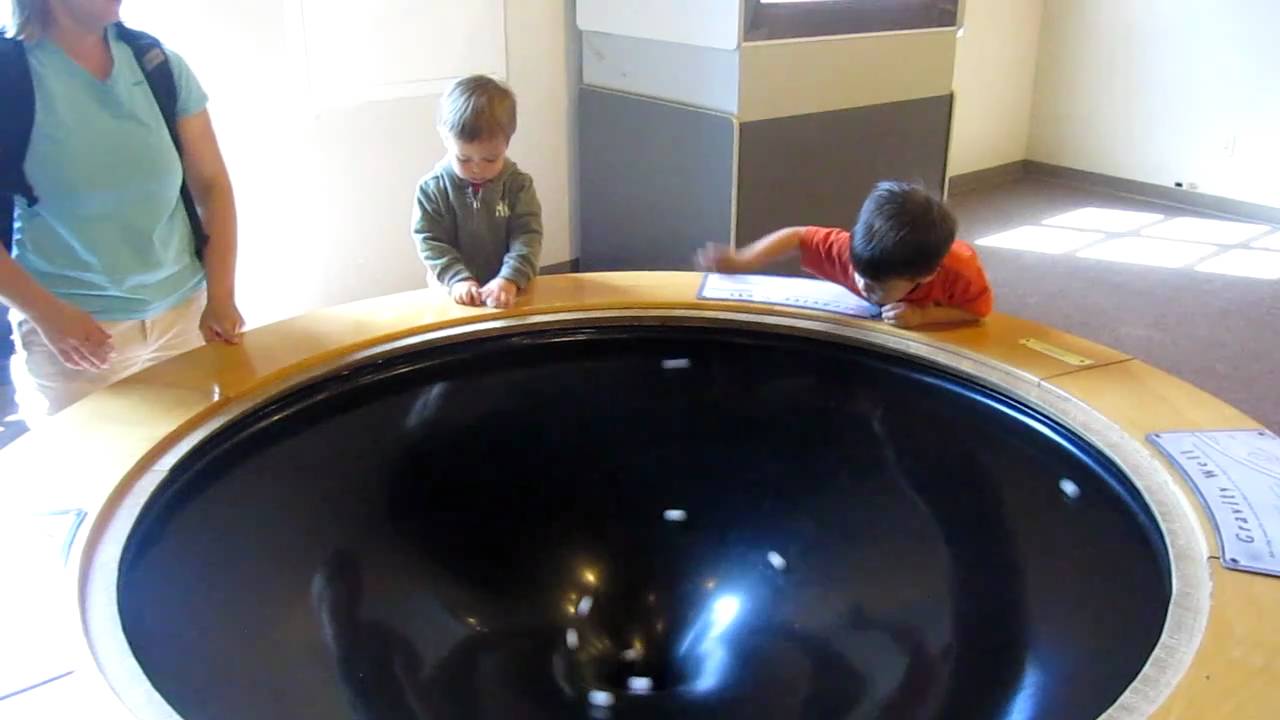 Gravity Well - Rueben H. Fleet Science Center - YouTube