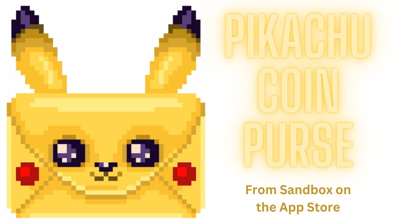 Sandbox Art #35 Pikachu Coin Purse - YouTube