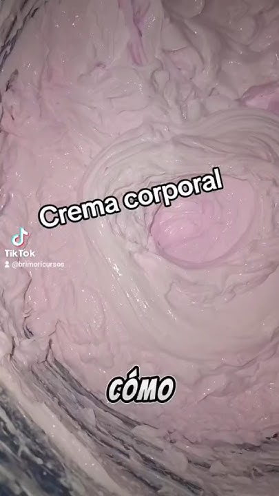¿como Hacer Tu Propia Crema Corporal Cosmética Natural Cosmetica