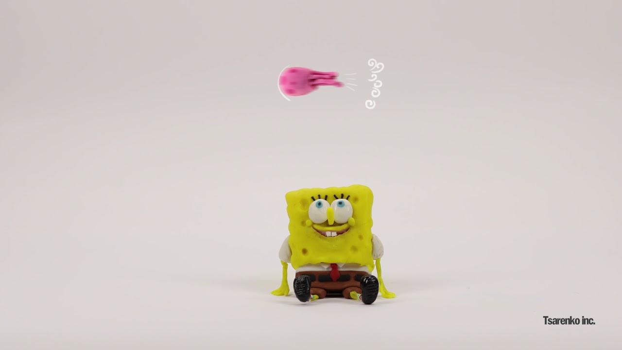 SpongeBob Creation (Stop motion) Clay Animation - YouTube