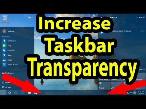 🚀🚀Increase Taskbar Transparency Windows 10 - YouTube
