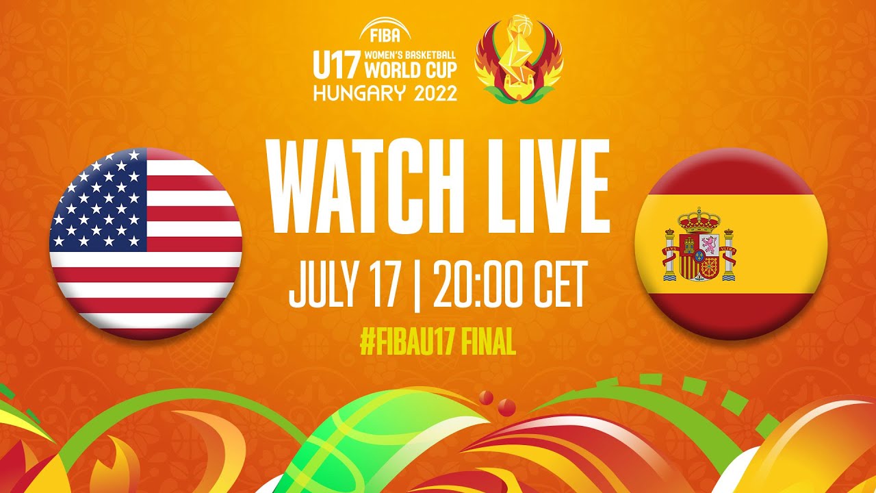 Full Basketball Game | FINAL: USA v Spain | FIBA U17 Women's Basketball ...