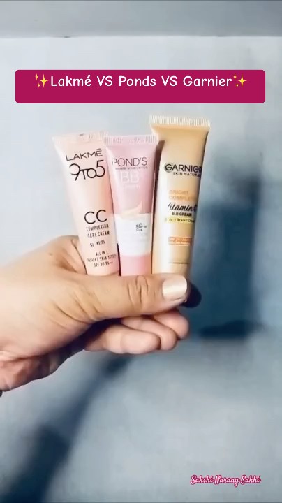 bb cream vs cc cream |Garnier Bb Cream #skincare #makeup#cosmo #lakme # ...