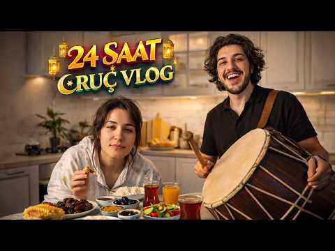 SAHUR'DAN İFTAR'A 24 SAAT ORUÇ VLOG!