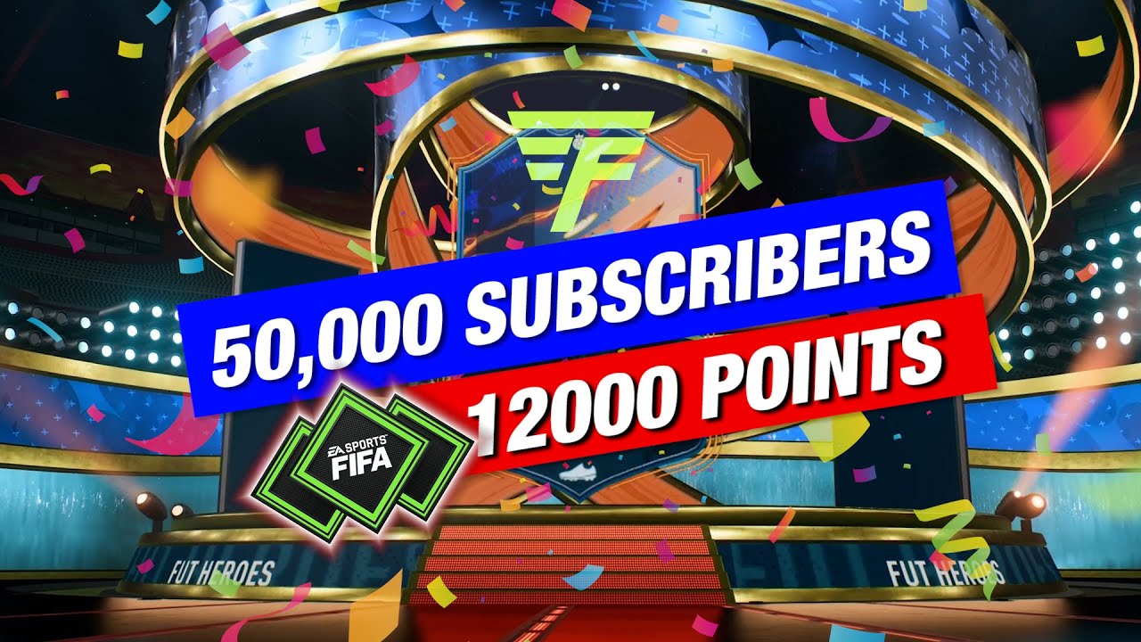 50K Subscribers Special | 12,000 FIFA Points Giveaway in FIFA 23 - YouTube