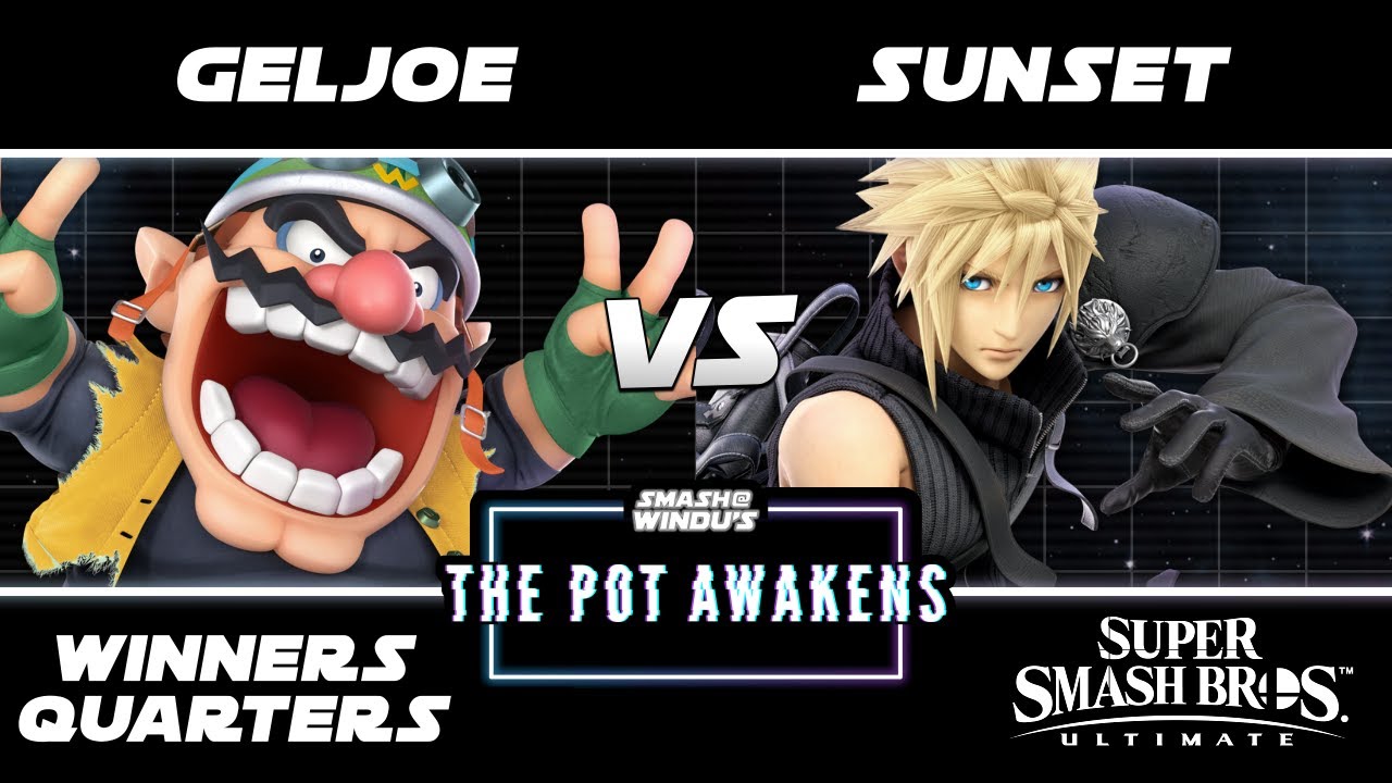 TPA #10 - GelJoe (Wario) vs Sunset (Cloud) - Winners Quarters SSBU ...