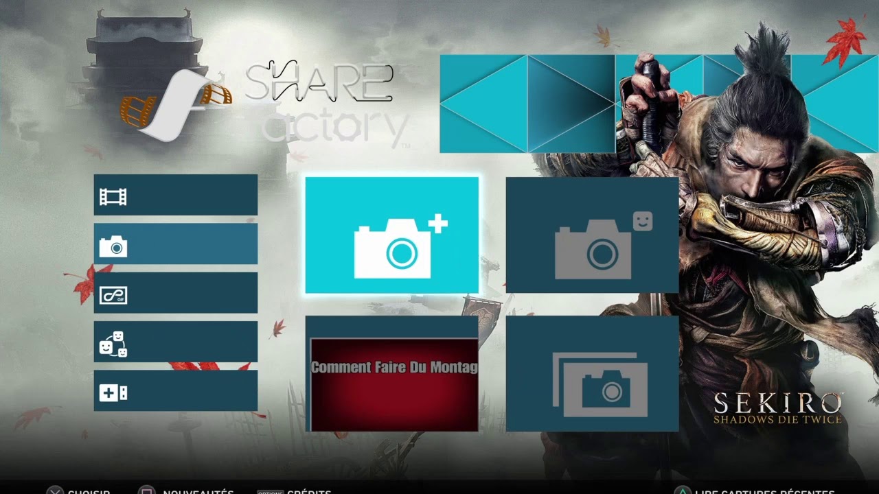 Comment Faire Du montage vidéo Sur SHARE Factory PS4 . - YouTube