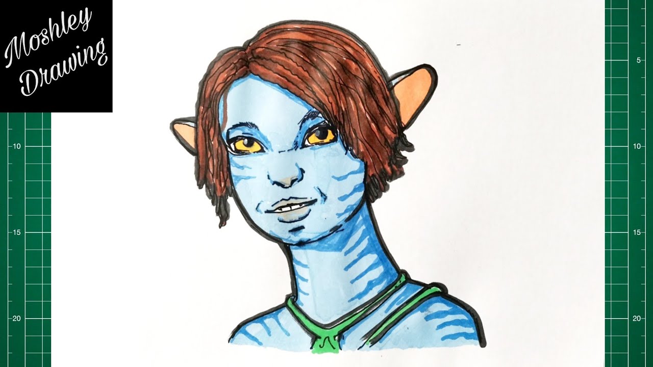 How to Draw Tuktirey - Avatar: The Way of Water - YouTube