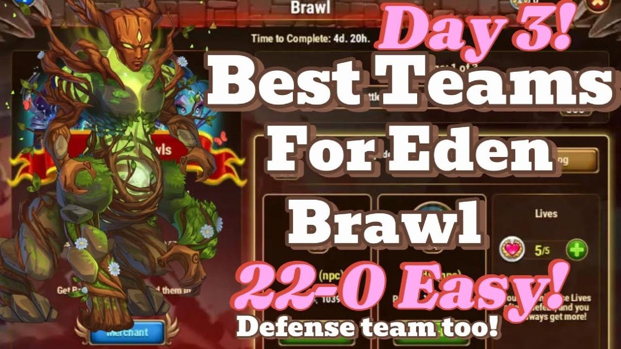 Day 3 Eden Titan Brawl Best Teams. Win ALL Battles. Hero Wars: Dominion ...