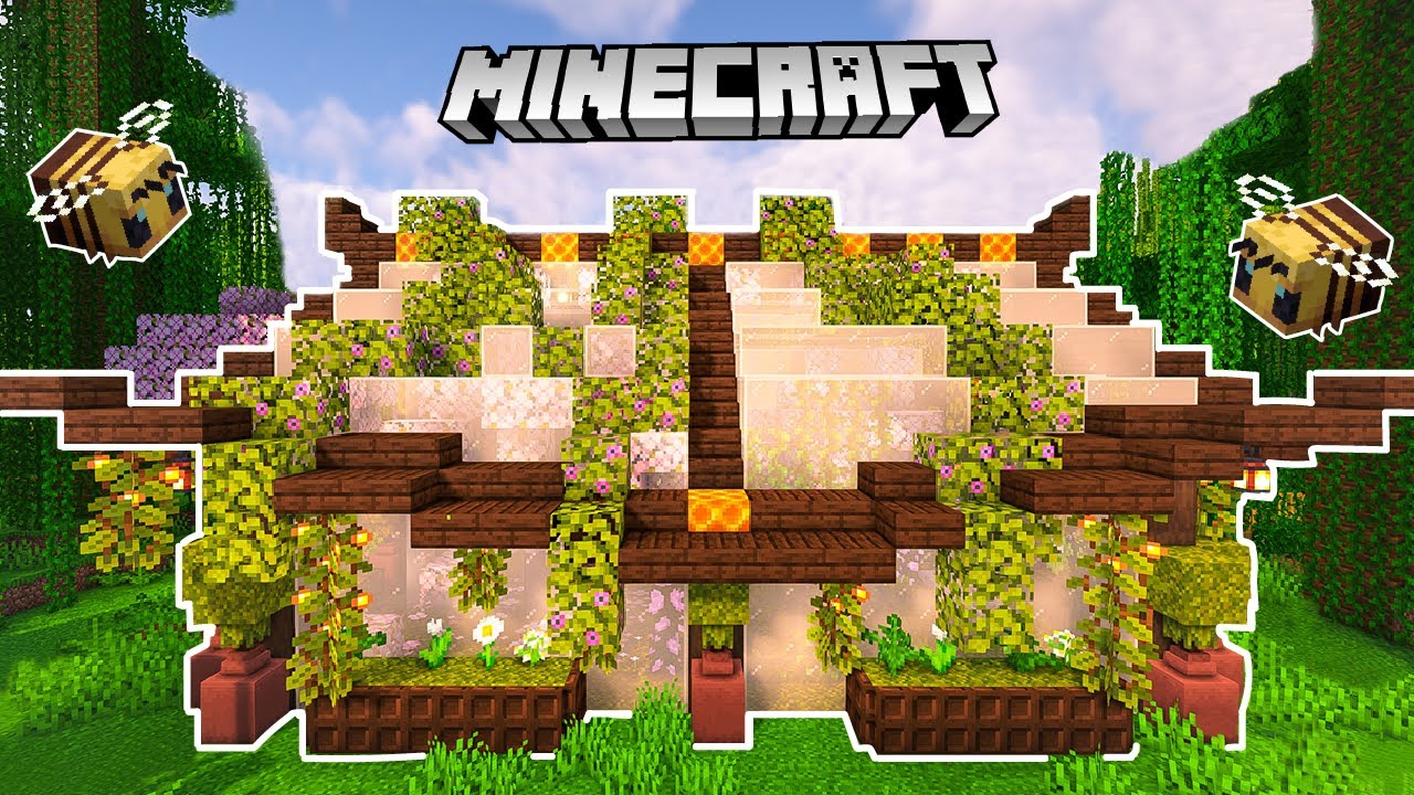 I Build a Glass Apiary & Bee Farm!! My 1.20 Minecraft Let's Play | EP ...