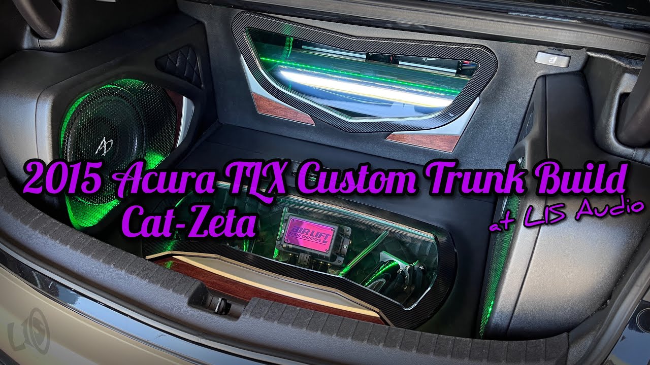 2015 Acura TLX Custom Trunk Build at LIS Audio - YouTube