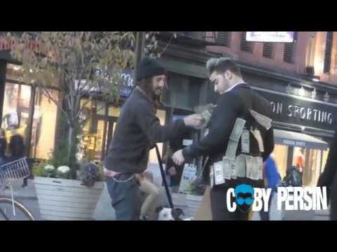 شاهد طمع الاغنياء بدلة المال$ !!! Money Suit Social Experiment!  Coby Persin